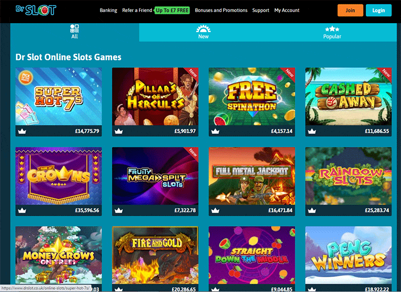 Dr Slot Casino Review 2025 | Bonus Codes & Games