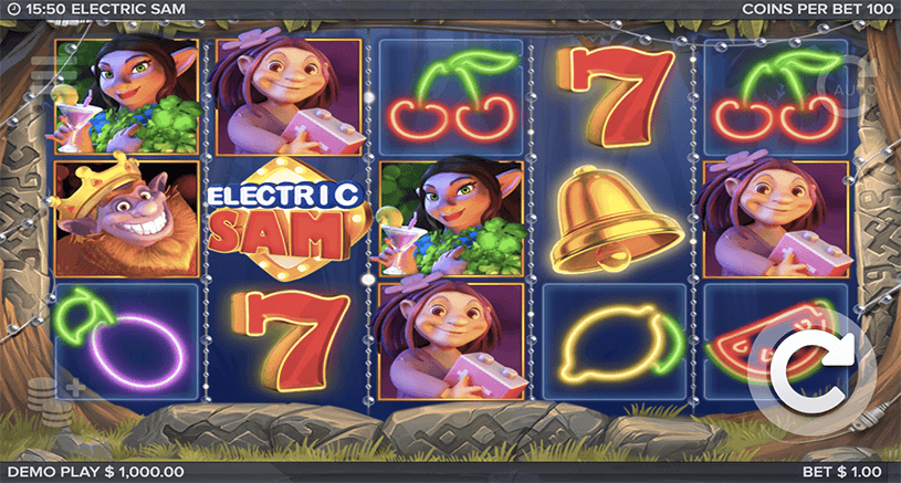 Electric Sam Free Demo Game, Review & Bonus - Casinofy