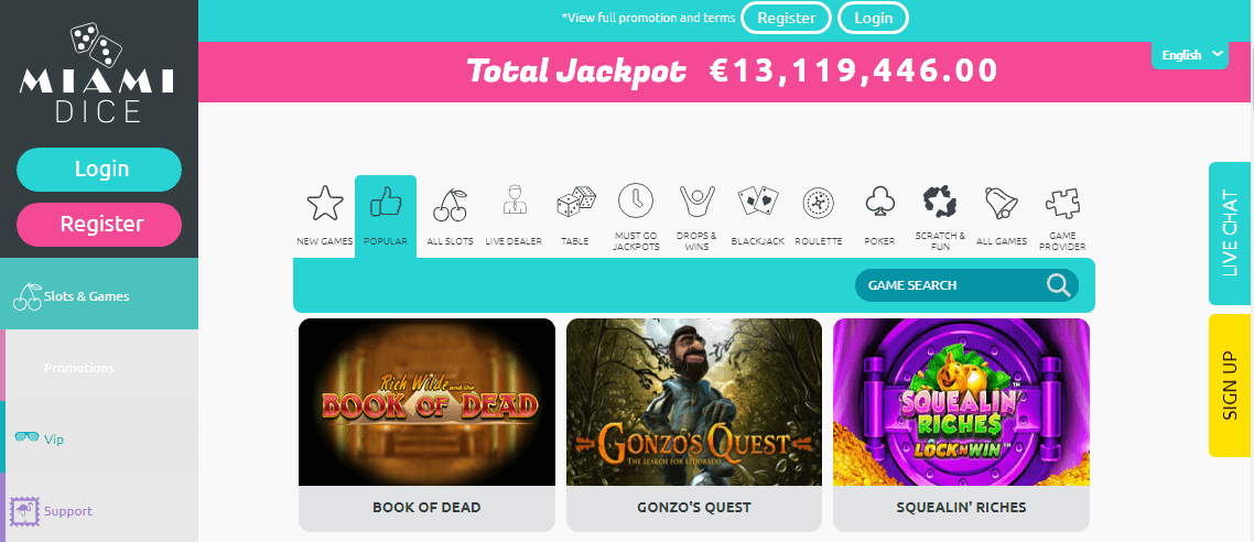 Miami Dice Casino Review 2025 | Bonus Codes & Games