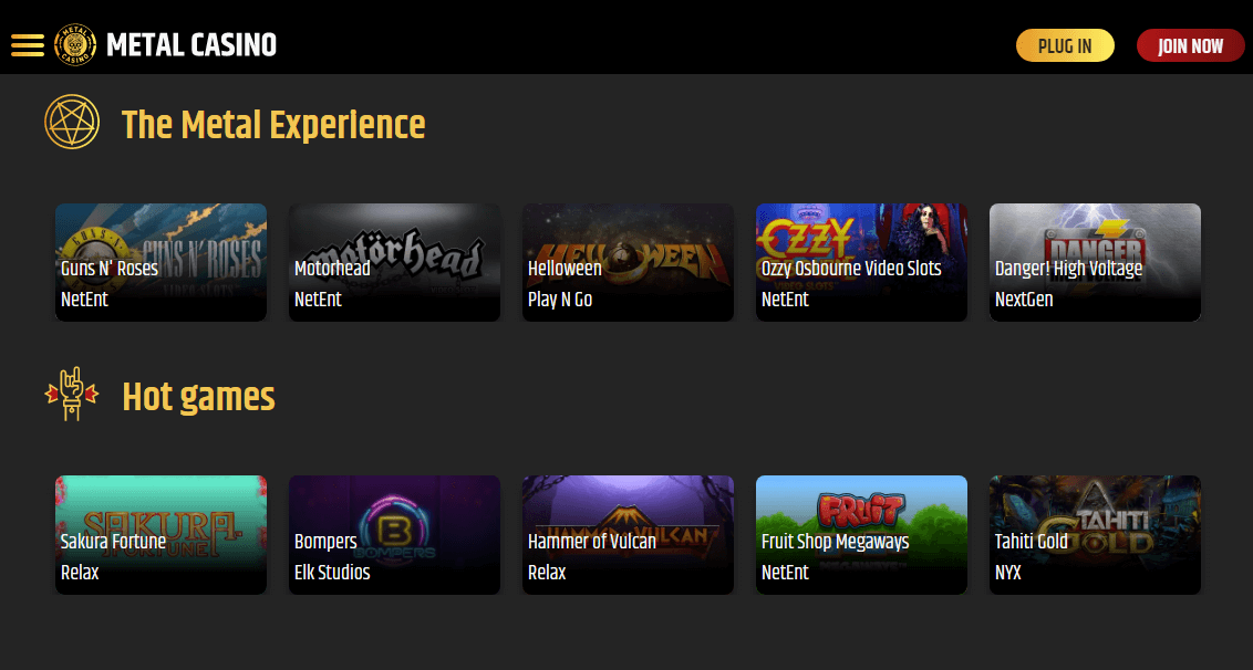 Metal Casino Review 2025 | Bonus Codes & Games