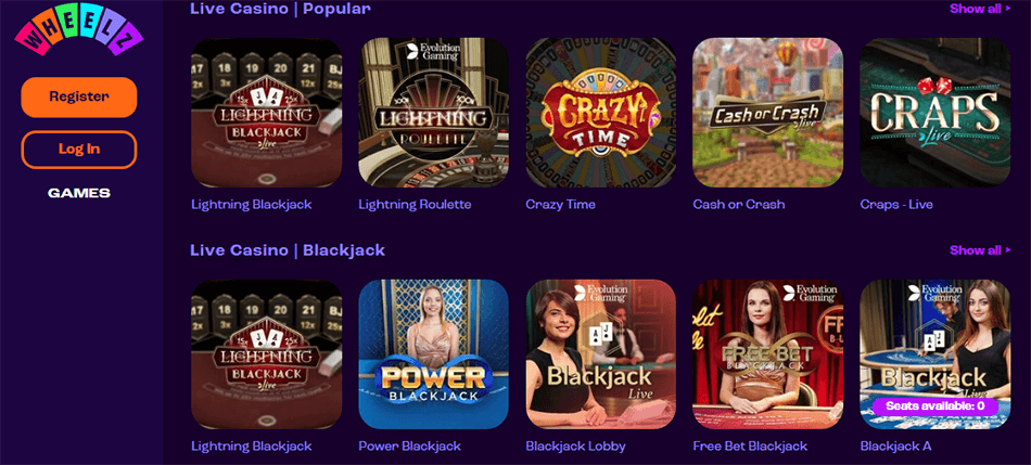 Wheelz Casino Review 2025 | Bonus Codes & Games