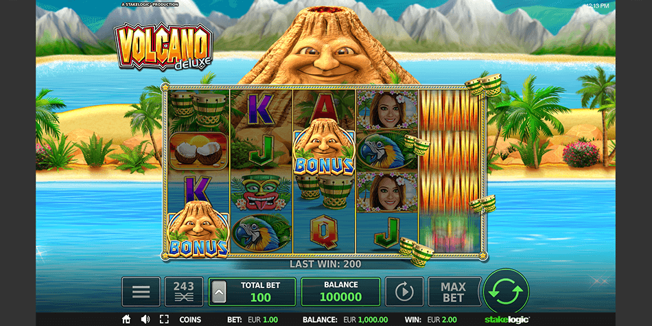 Volcano Deluxe Slot Free Demo, Game Review & Bonus