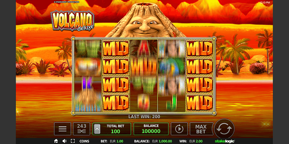 Volcano Deluxe Slot Free Demo, Game Review & Bonus